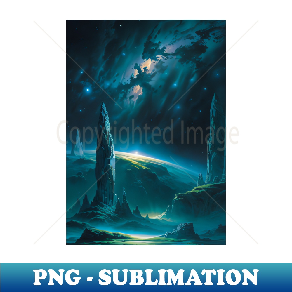 Stone Pillars on an alien planet - High-Resolution PNG Subli | Inspire ...