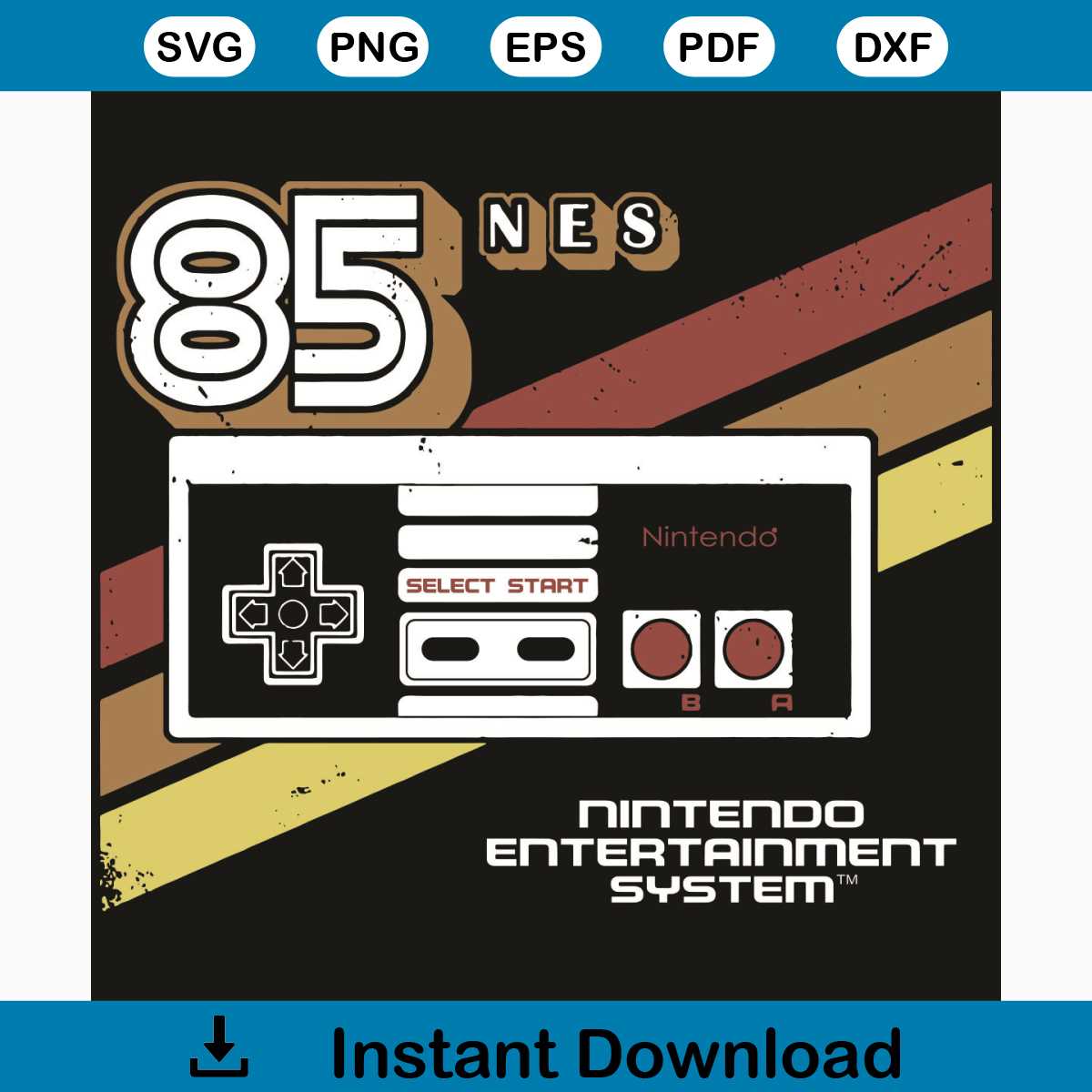 85 NES svg, Nintendo entertainment system svg, 85 NES svg, S | Inspire ...