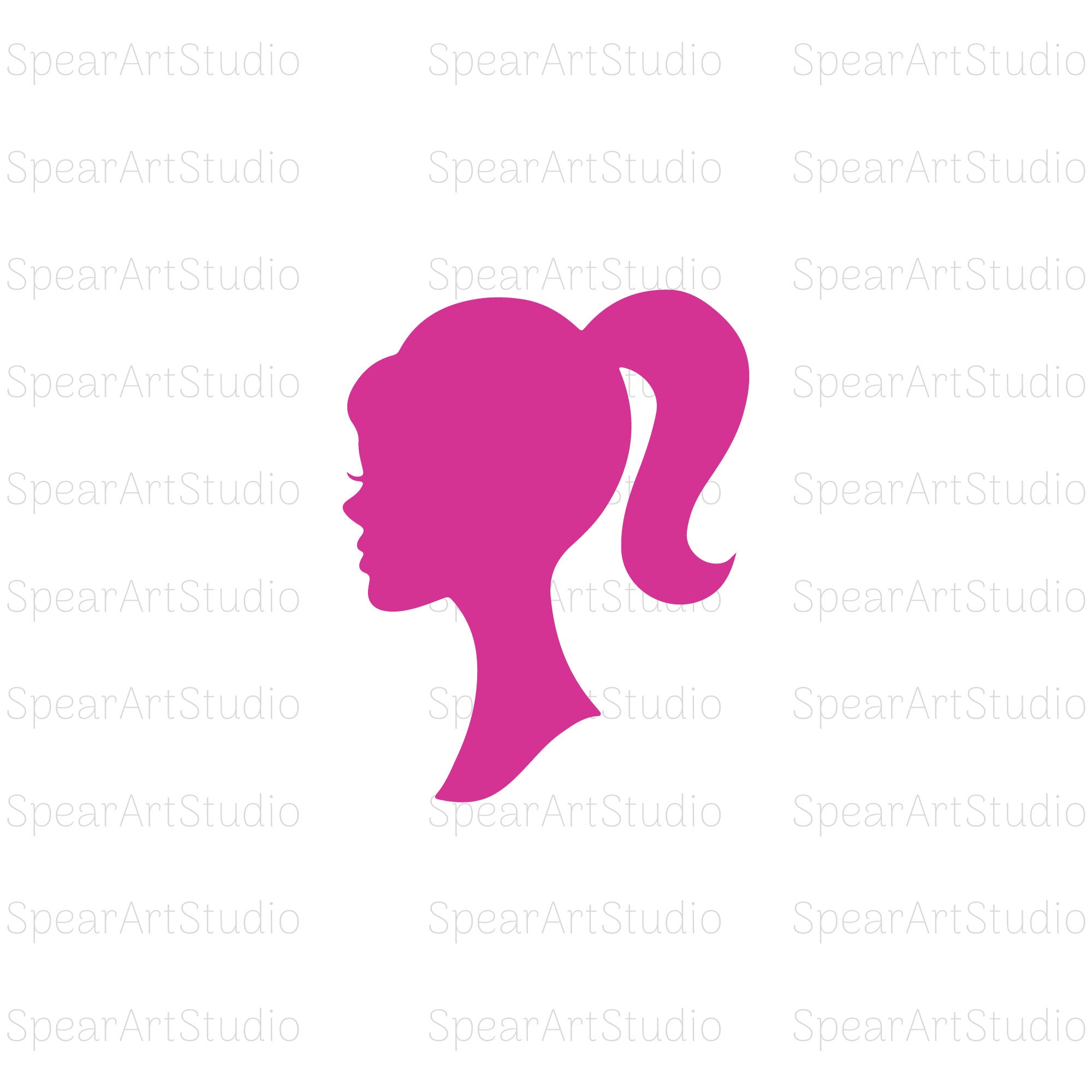 Doll head svg, woman head svg, doll svg - Inspire Uplift