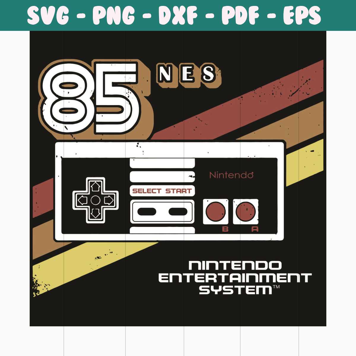 85 NES svg, Nintendo entertainment system svg, 85 NES svg, S | Inspire ...