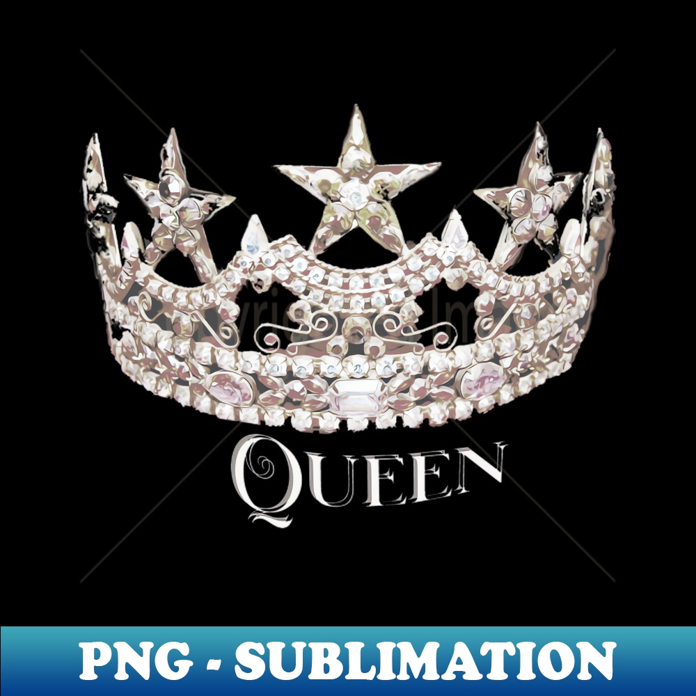 Queen Crown - Retro PNG Sublimation Digital Download - Bold | Inspire ...