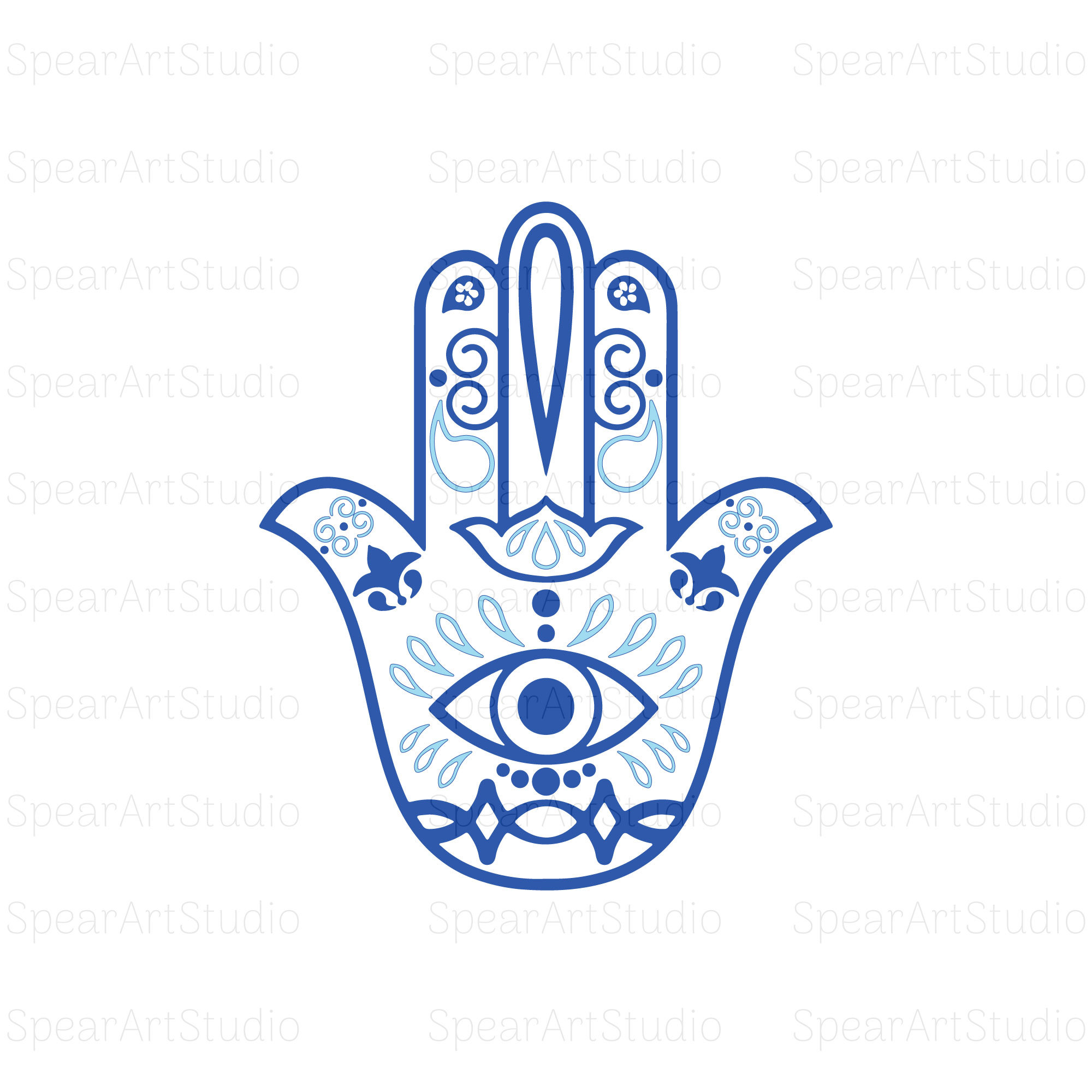 Hamsa Svg, Hamsa Hand Svg, Hamsa Clipart | Inspire Uplift