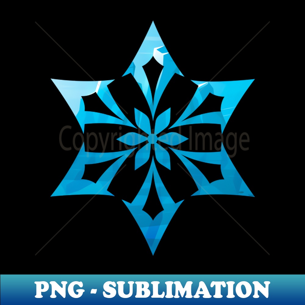 Cryo Element Iceberg background Genshin Impact - Exclusive - Inspire Uplift