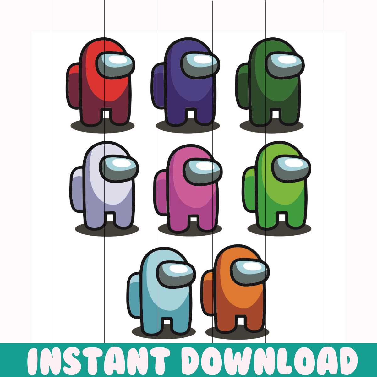 Colorful Imposter Among Game Us Sus Svg, Trending Svg, Impos | Inspire ...