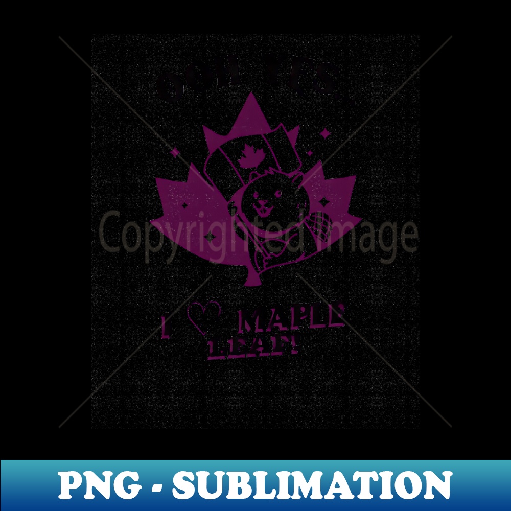 Love the maple leaf - PNG Transparent Digital Download File | Inspire ...