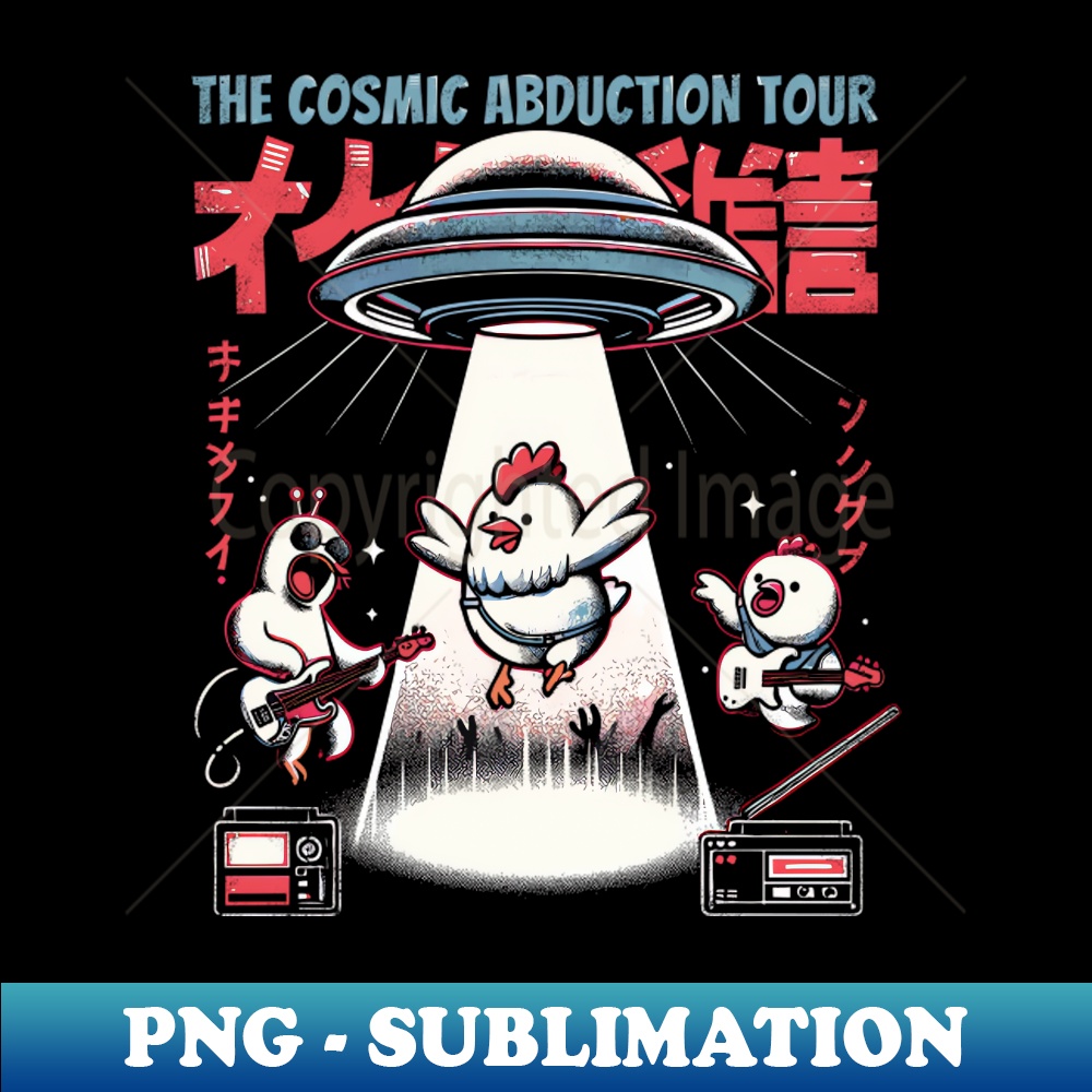The Cosmic Abduction Tour - High-Resolution PNG Sublimation - Inspire ...