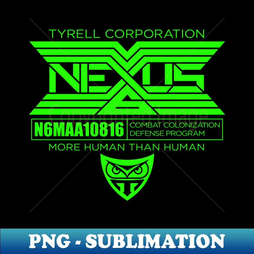 Blade Runner Nexus 6 Replicant - PNG Transparent Sublimation | Inspire ...