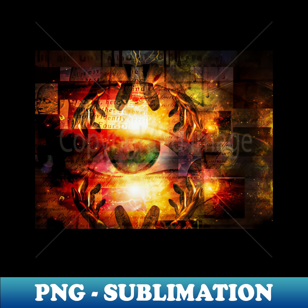 Eye and hands - PNG Transparent Sublimation Design - Transfo | Inspire ...