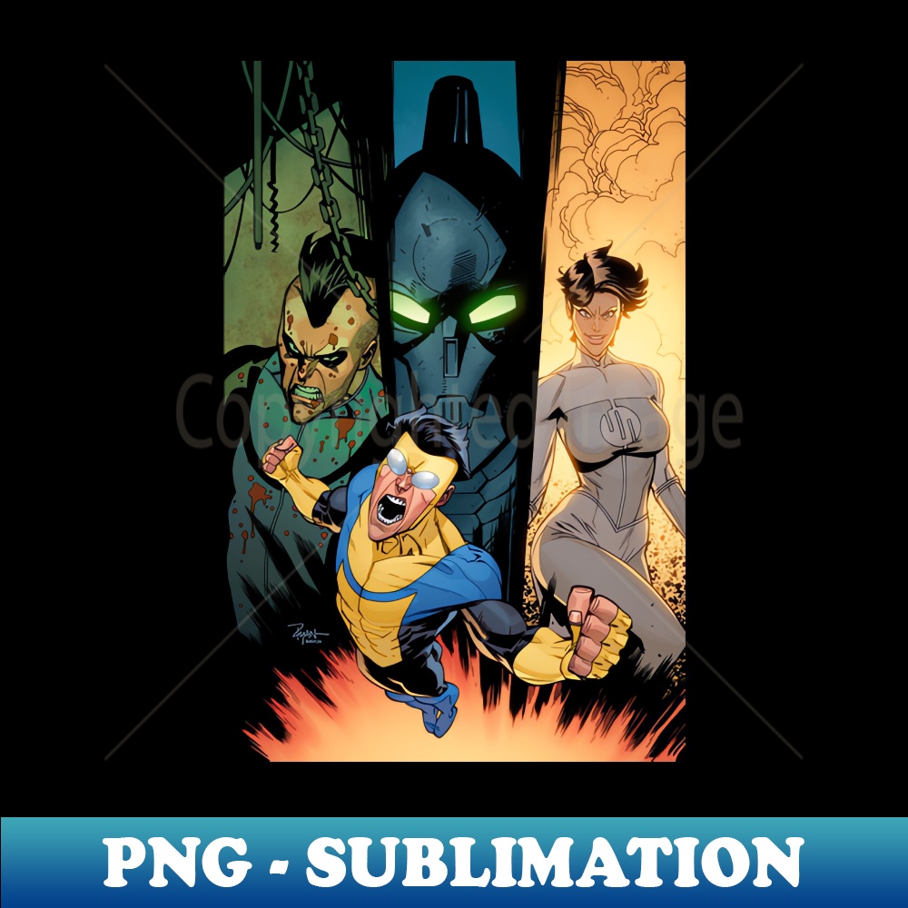 invincible poster - Instant Sublimation Digital Download - T | Inspire ...