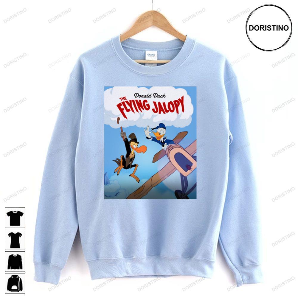 The Flying Jalopy Donald Duck 2 Doristino Limited Edition T- | Inspire ...