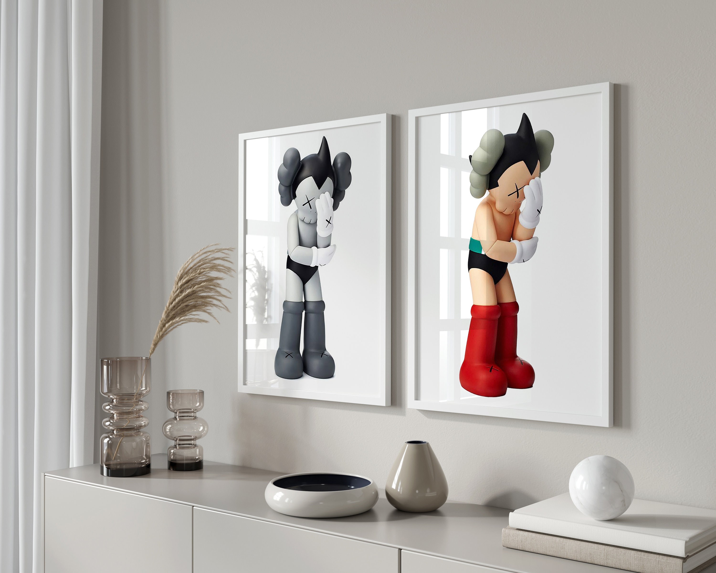 Hypebeast Astro Boy Toys Poster Set of 2, Hypebeast Figure P | Inspire ...