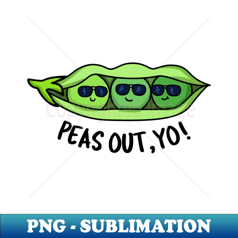 Peas Out Yo Cute Peas Peace Pun - Instant Sublimation Digita | Inspire ...