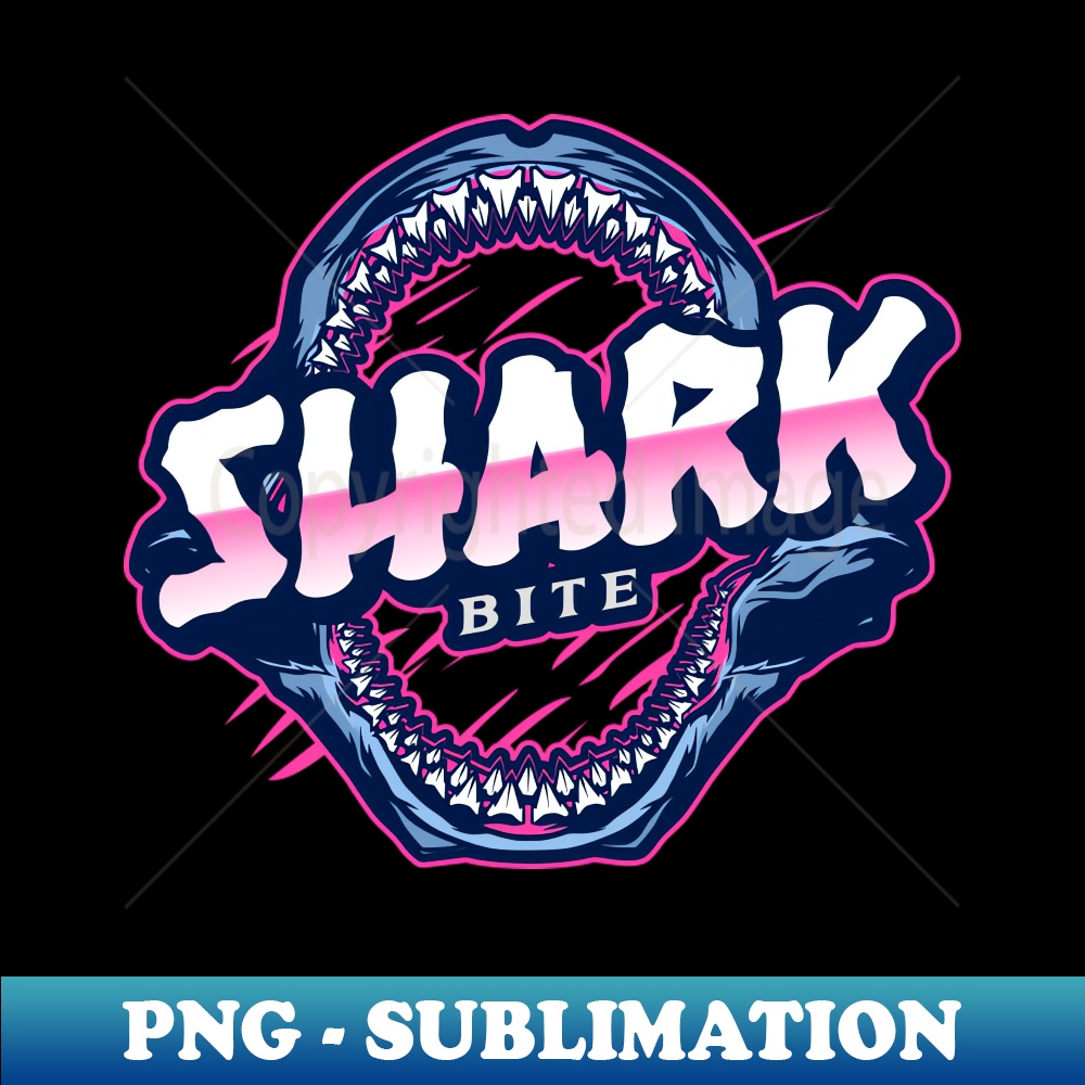 Shark Bite - Signature Sublimation PNG File - Unleash Your C | Inspire ...