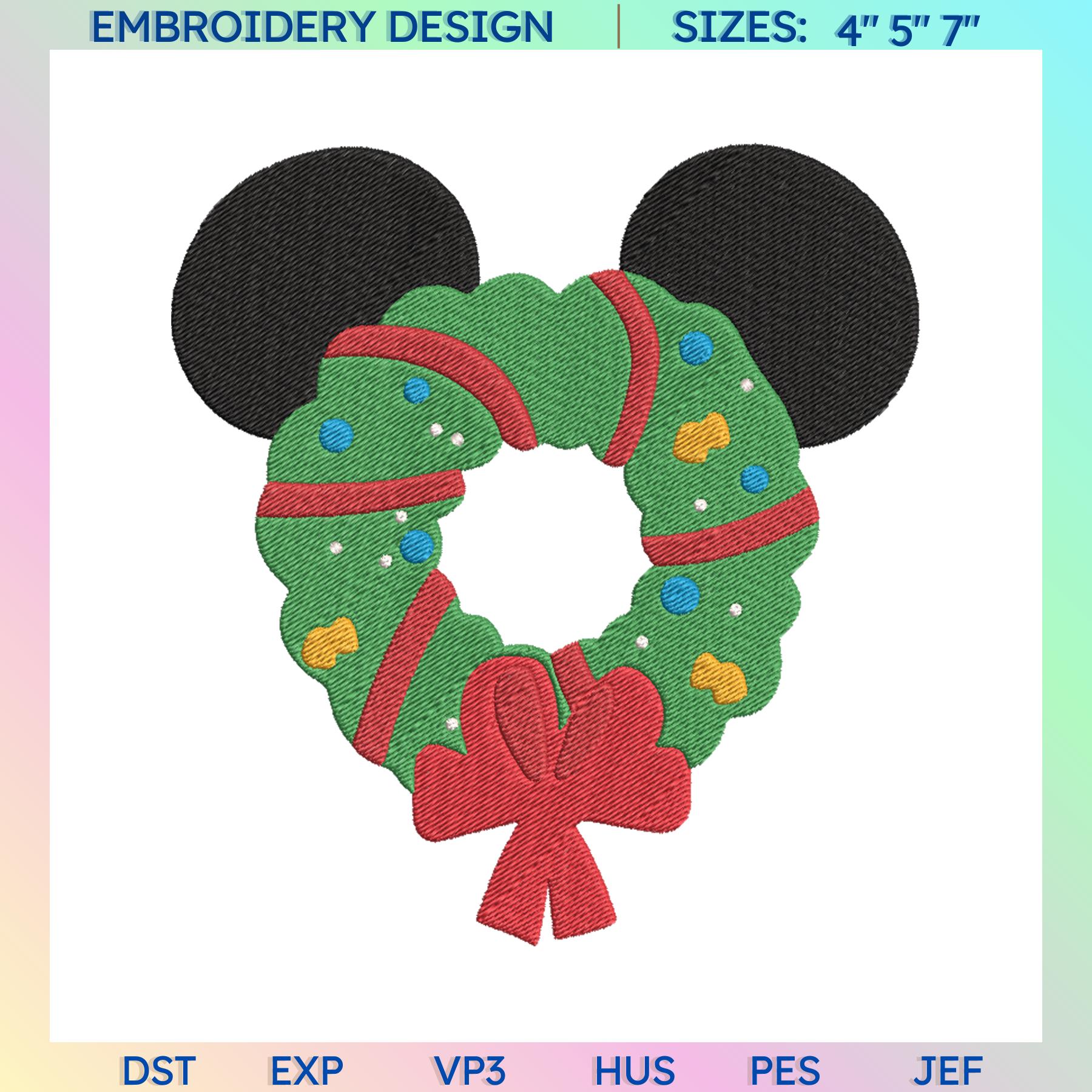 Christmas Embroidery Designs, Mice Embroidery Designs, Carto - Inspire ...