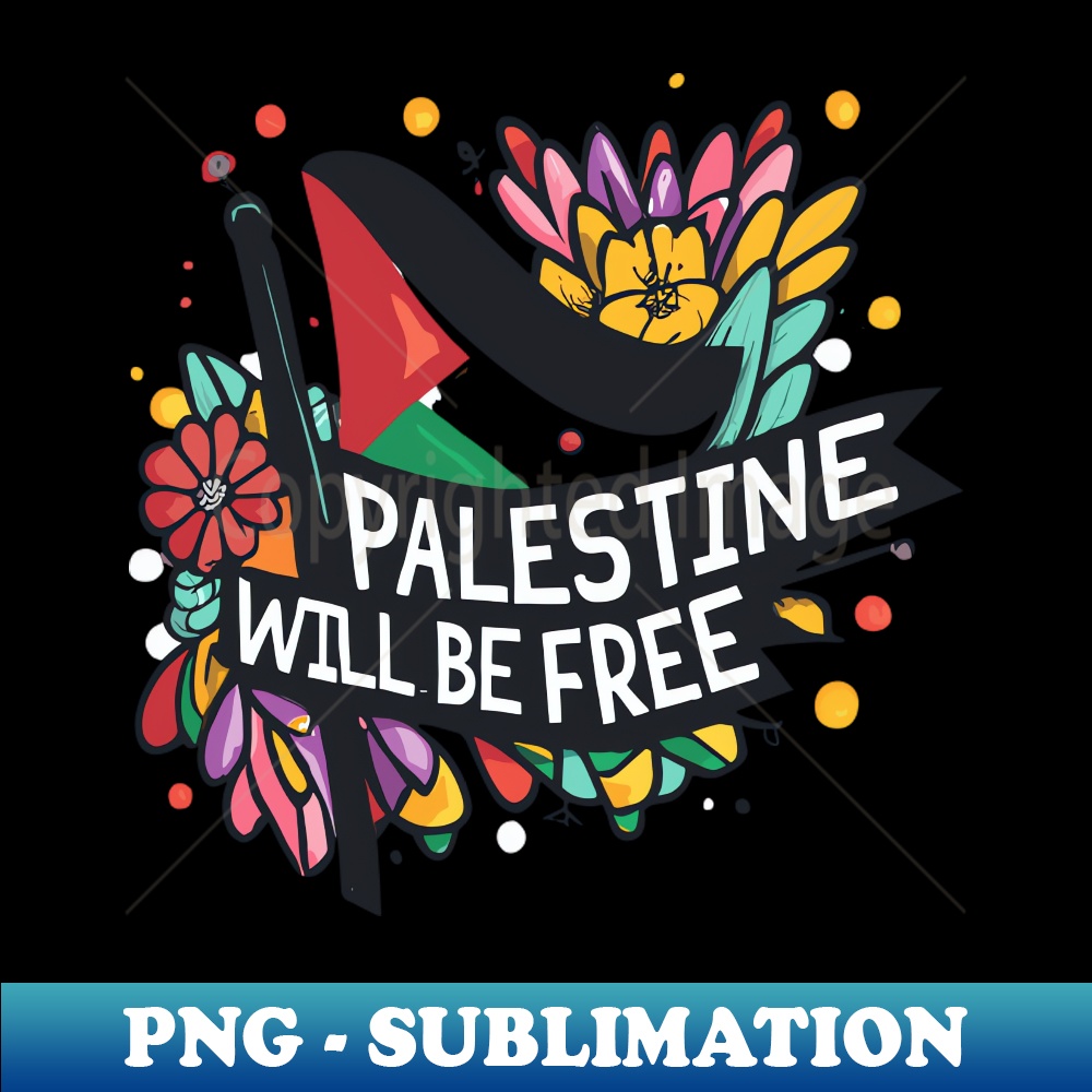 Palestine will be free Free Palestine - Exclusive PNG Subli - Inspire ...