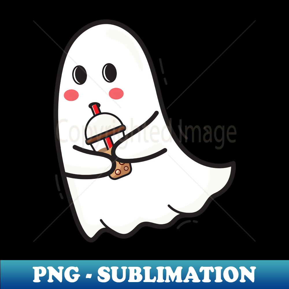 Boo-tea-full bobba tea ghost - Artistic Sublimation Digital | Inspire ...