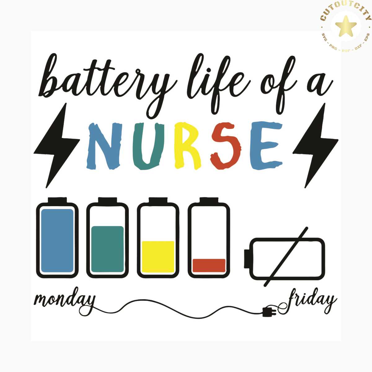 Battery Life Svg | Inspire Uplift