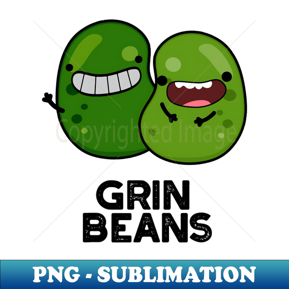 Grin Beans Funny Smiley Bean Pun - Artistic Sublimation Digi | Inspire ...