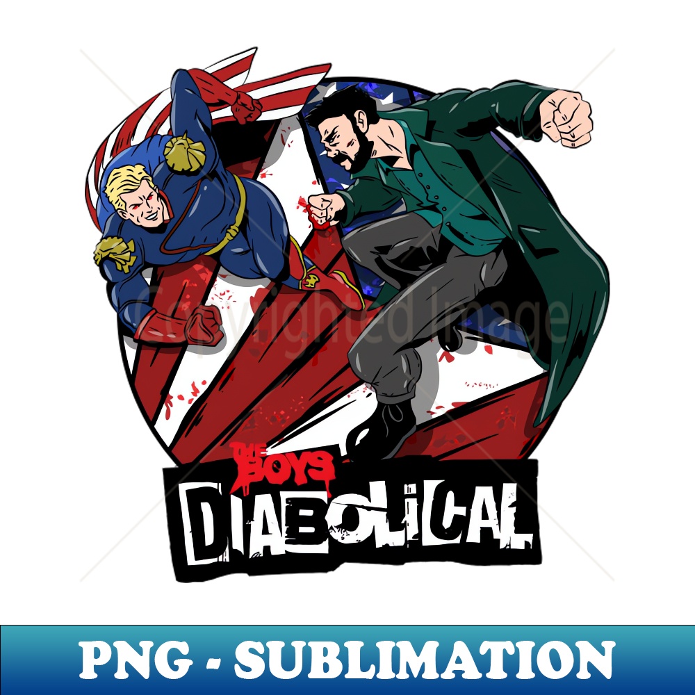 homelander vs billy butcher - Sublimation-Ready PNG File - | Inspire Uplift