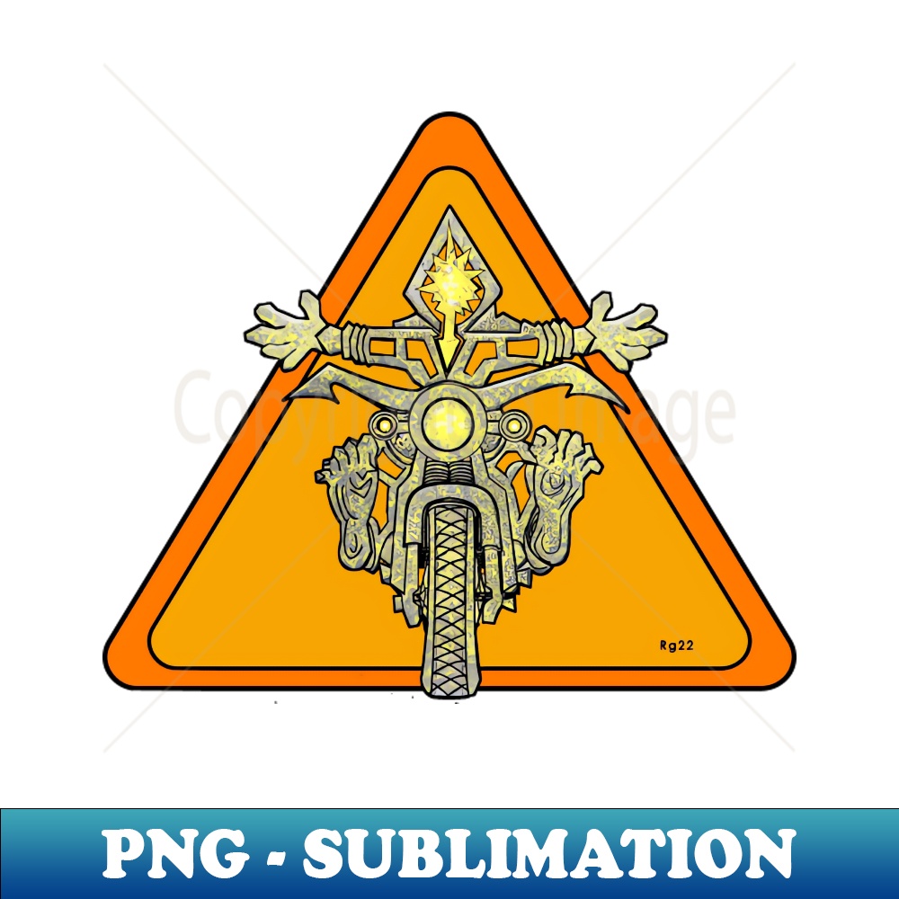 Motorcycle Tattoo Cartoon Yield Sign - Creative Sublimation | Inspire ...