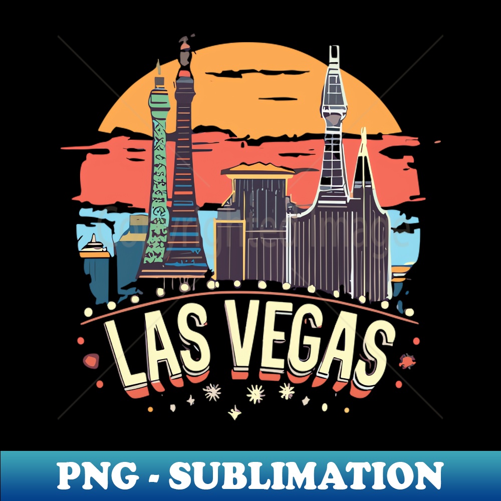 Las Vegas - PNG Transparent Sublimation Design - Create with | Inspire ...