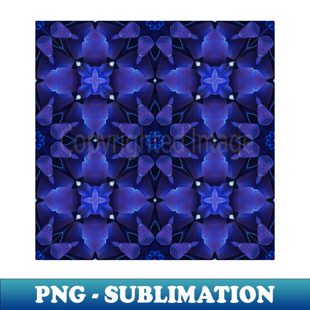 Royal Blue Hydrangea Pattern 3 - Special Edition Sublimation | Inspire ...