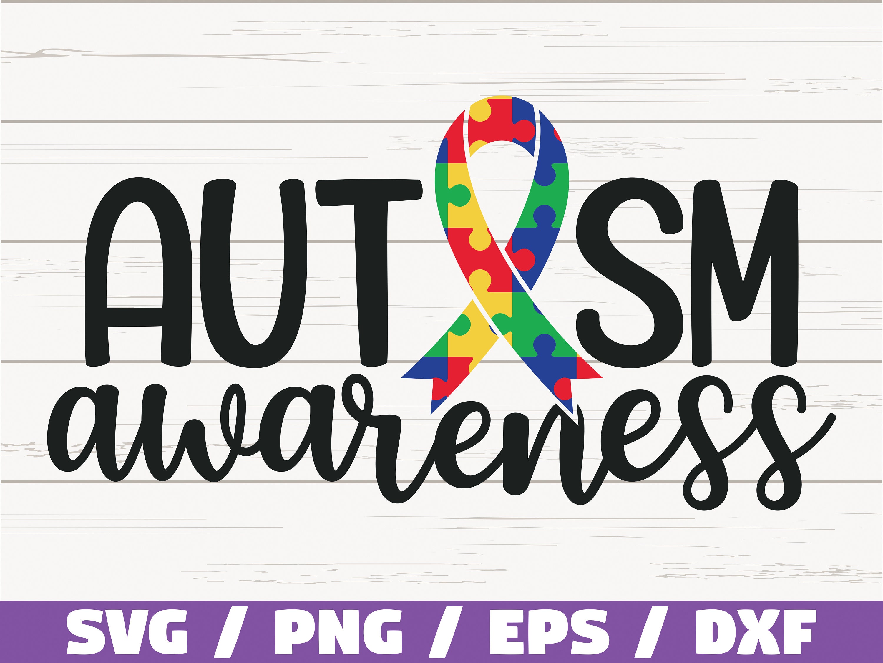 Autism Awareness SVG, Cut Files, Commercial use, Cricut | Inspire Uplift