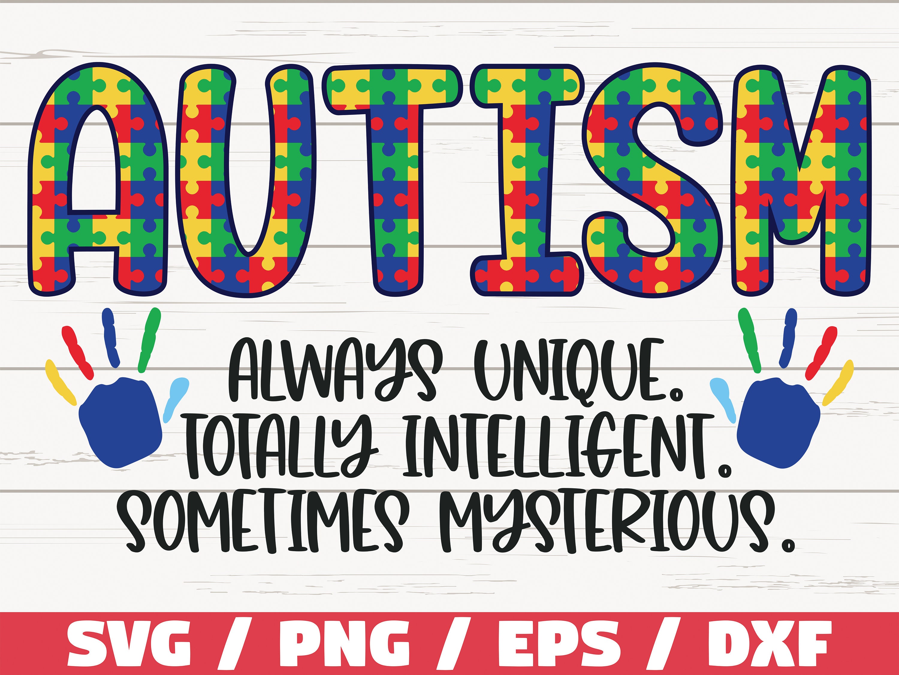 Autism SVG, Cut Files, Commercial use, Cricut - Inspire Uplift