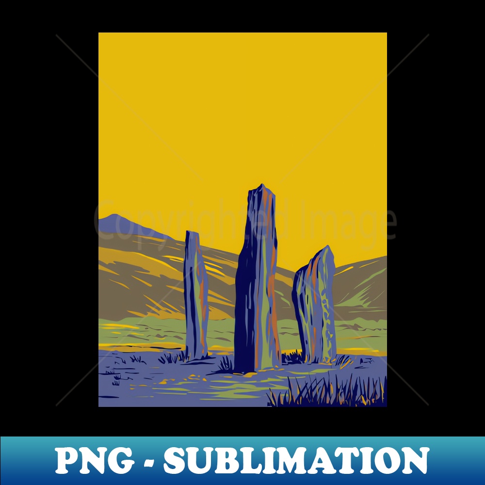 Standing Stones on Machrie Moor in the Isle of Arran in Scot | Inspire ...