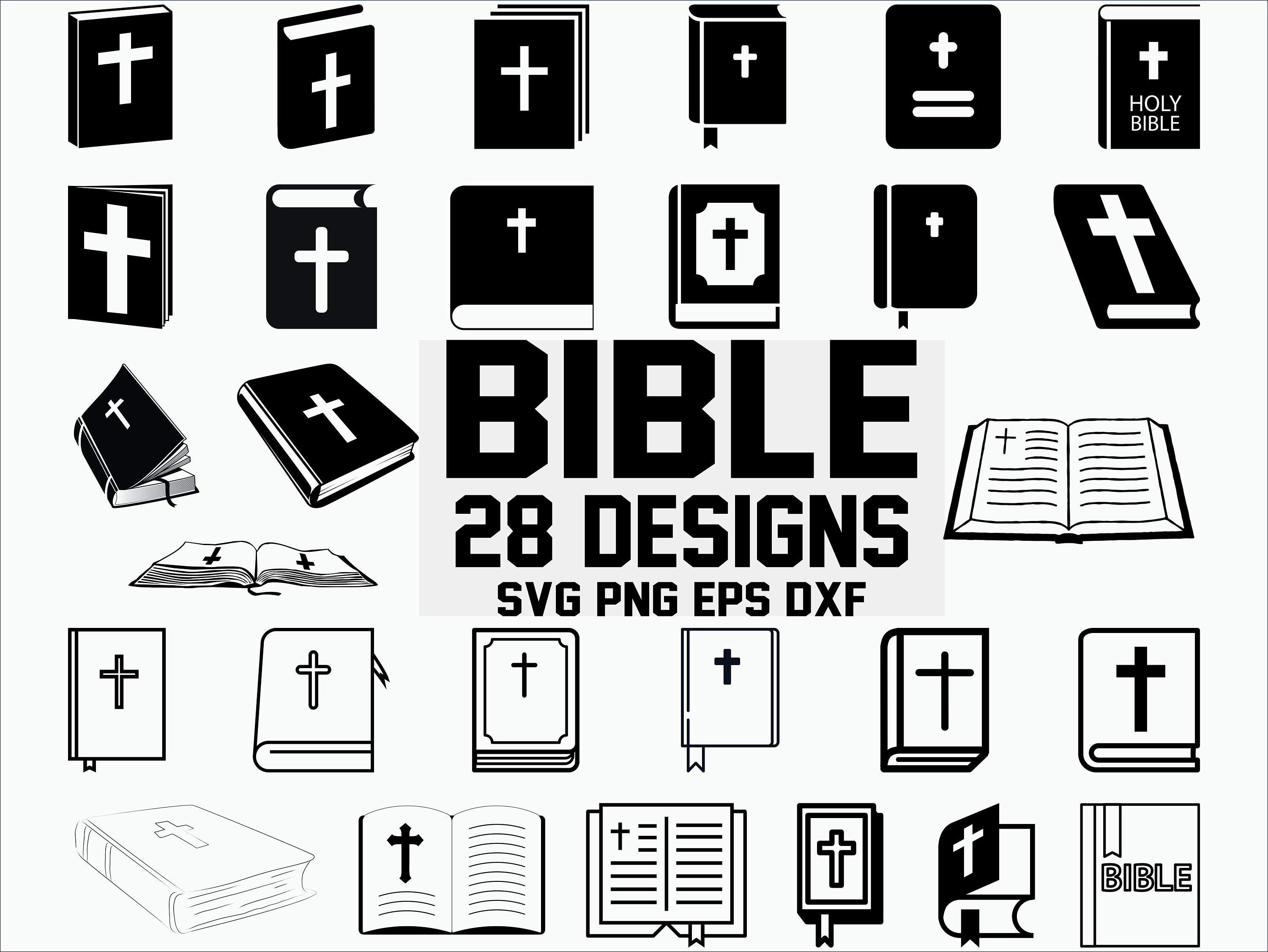 Bible SVG, bible book svg, holy bible svg, christian svg - Inspire Uplift