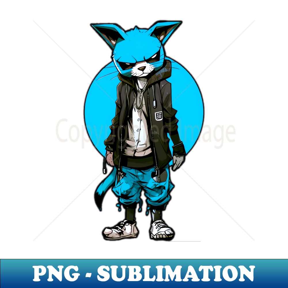 Blue Fox - PNG Transparent Sublimation File - Boost Your Suc | Inspire ...