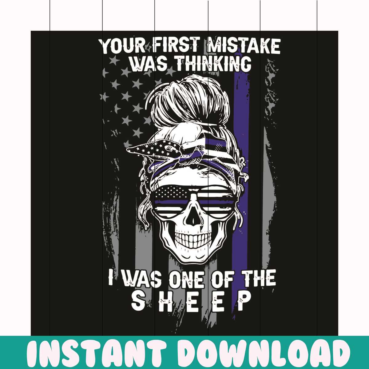 Your First Mistake Was Thinking Svg, Halloween Svg, Women Sk | Inspire ...