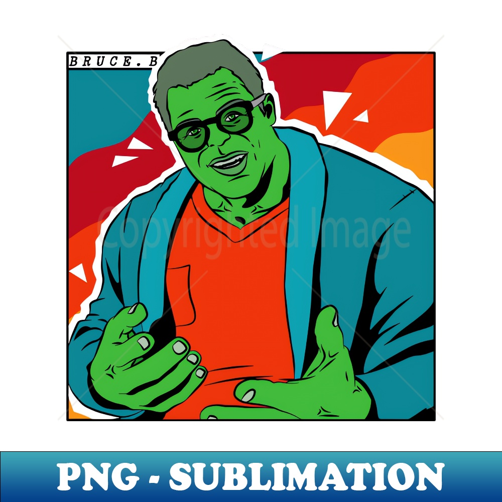 bruce - most famous superhero - PNG Sublimation Digital Down - Inspire ...