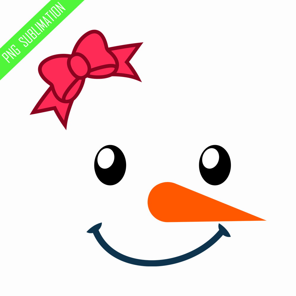 Snowman face png - Inspire Uplift