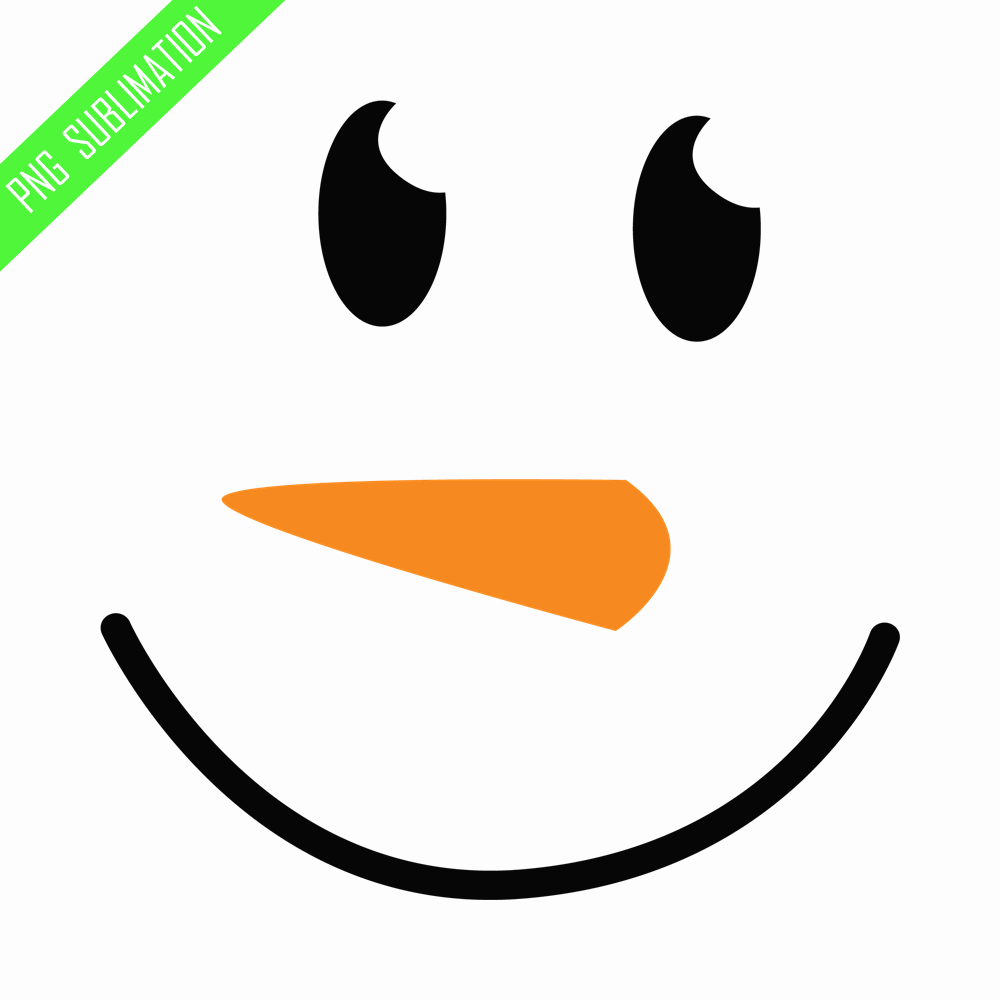 Snowman face png - Inspire Uplift