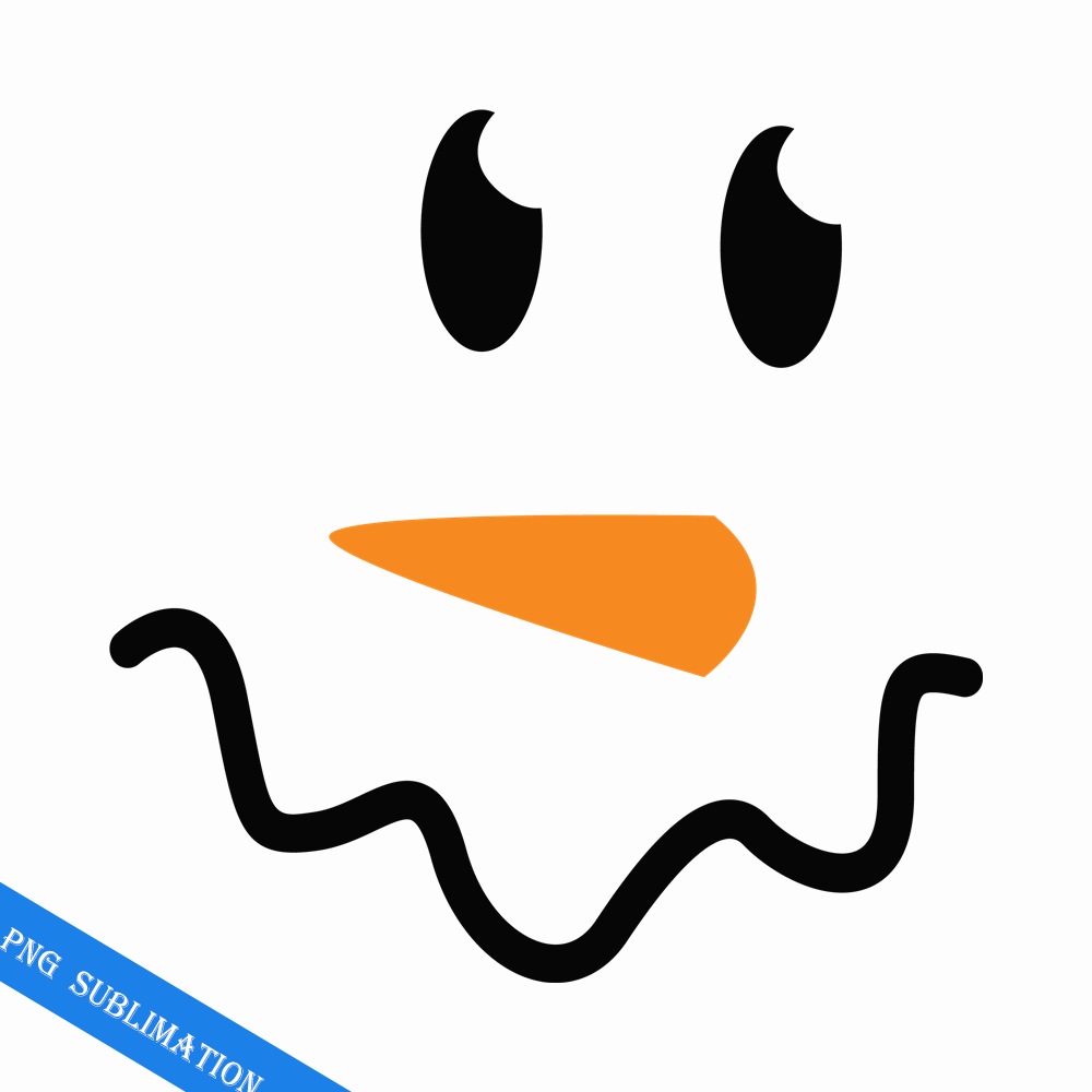 Snowman face png - Inspire Uplift
