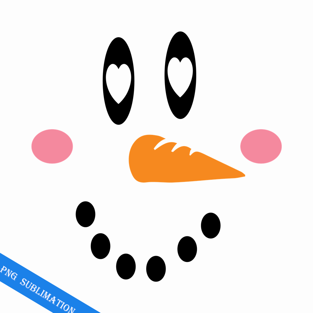 Snowman face png - Inspire Uplift