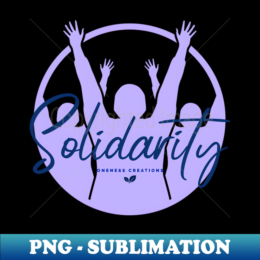 Solidarity - PNG Transparent Sublimation Design - Vibrant an | Inspire ...