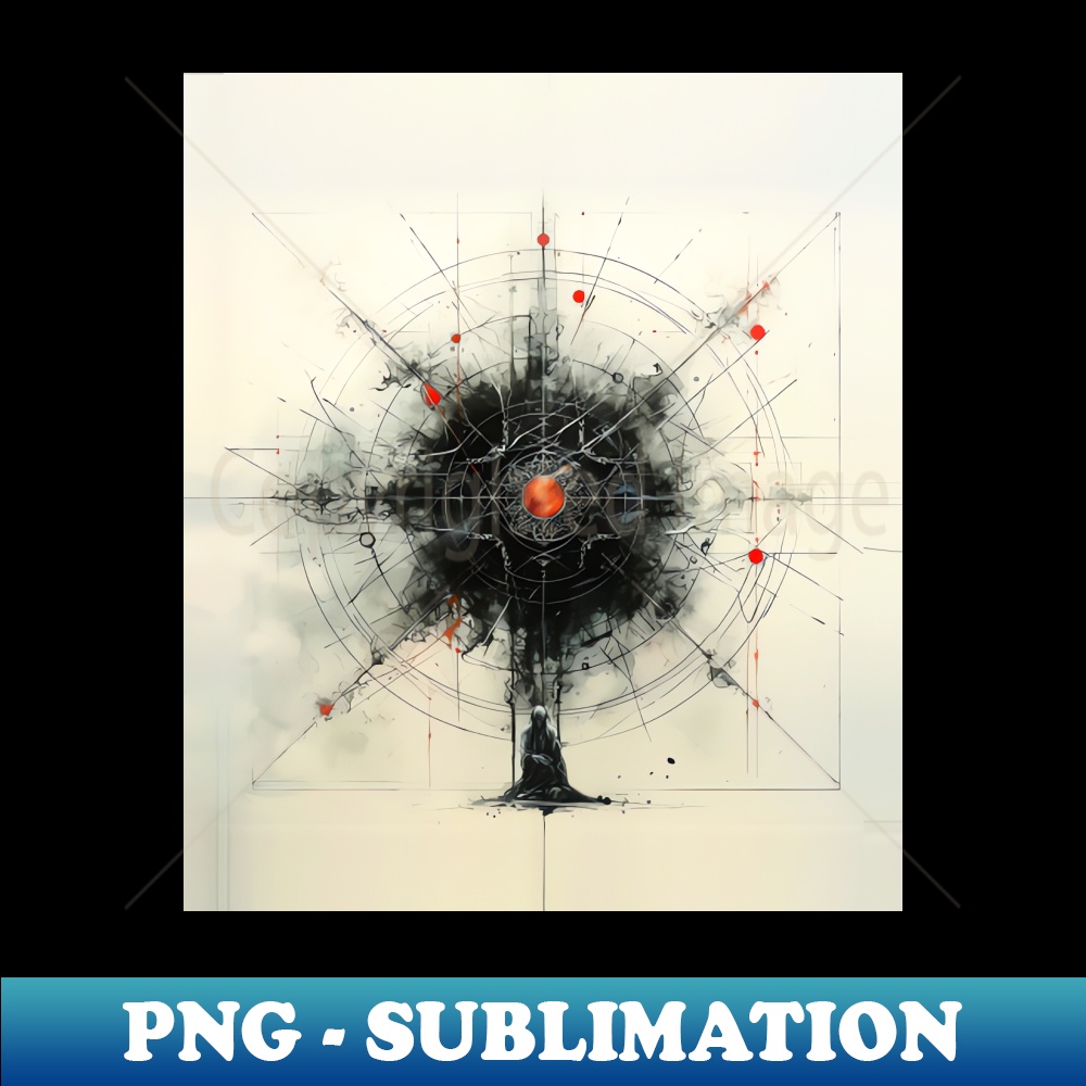 Japanese Geometry Maui on Fire - Modern Sublimation PNG File | Inspire ...
