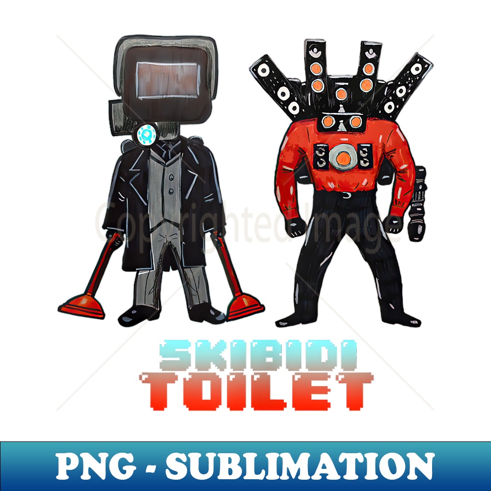 Skibidi Toilet , Speakerman Cameraman,, TVman - Decorative S | Inspire ...