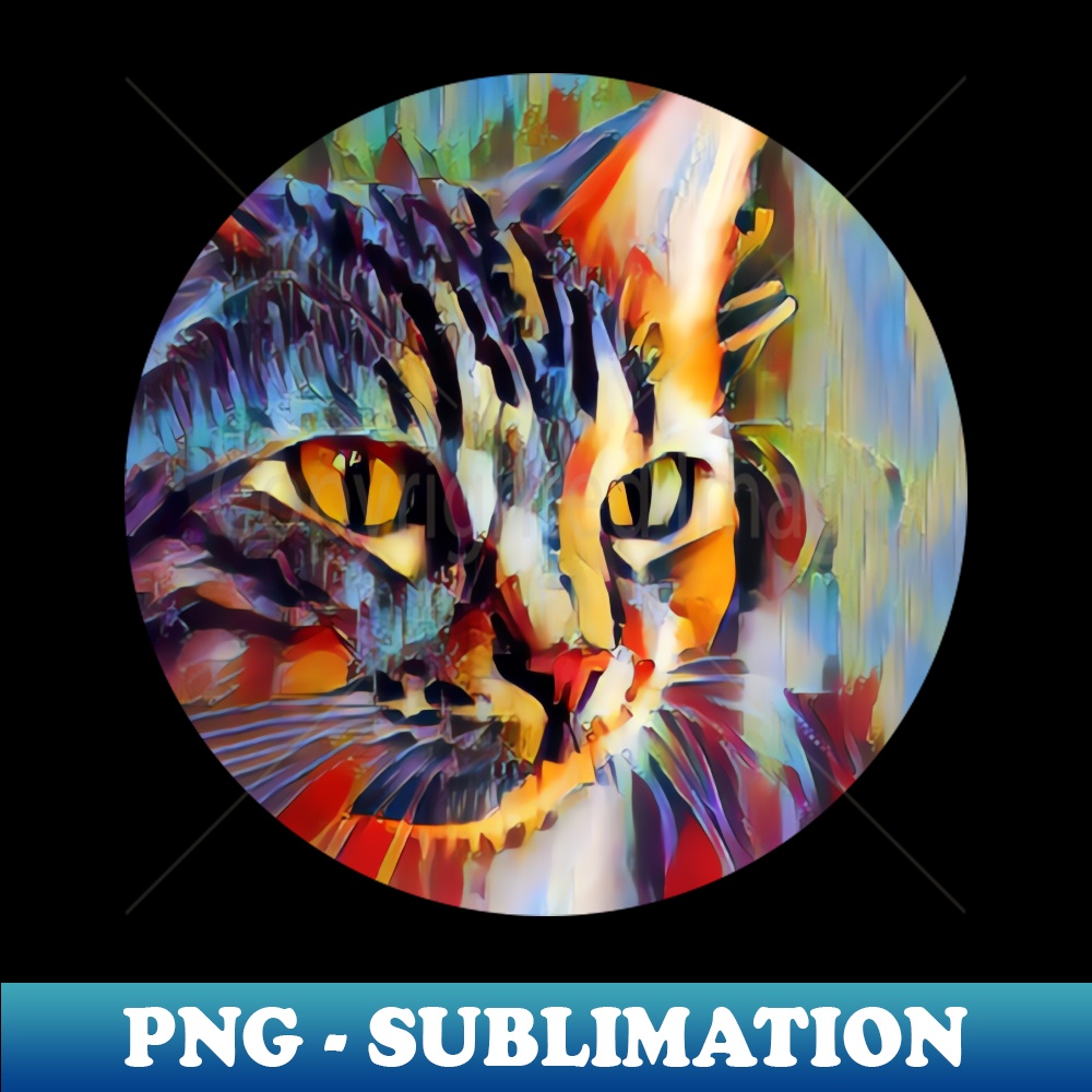 Alert floppy cat - Vintage Sublimation PNG Download - Enhanc - Inspire ...