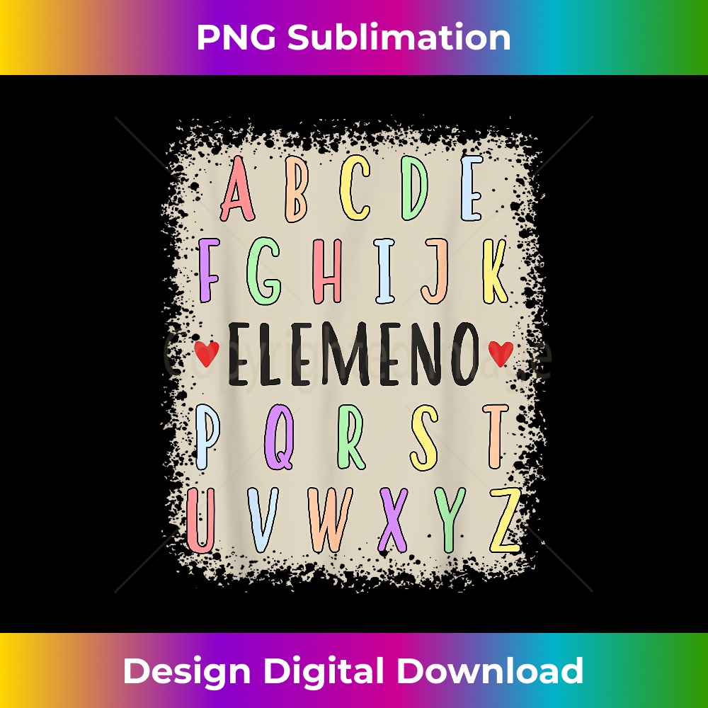 Alphabet ABC Elemeno First Day of School Teacher Men Wome - - Inspire ...