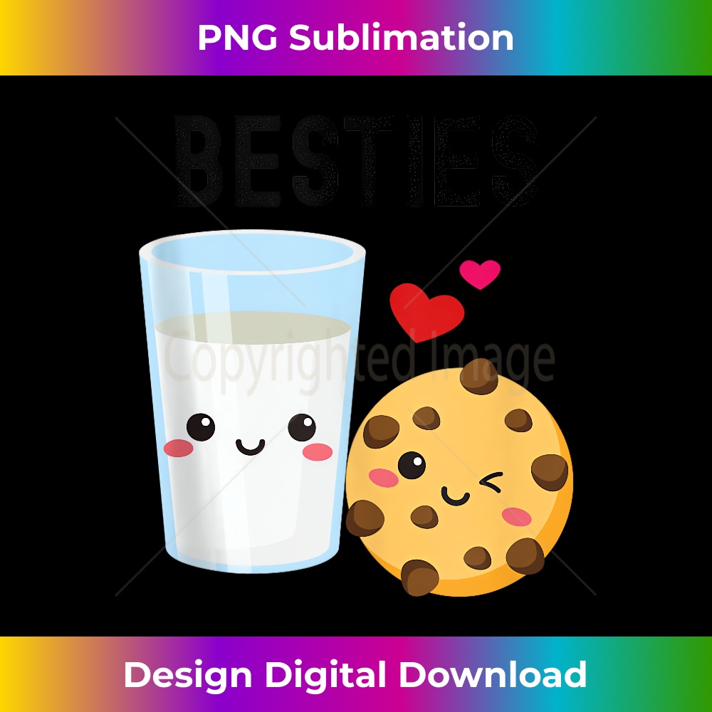 Besties Kawaii Milk and Cookie Best Friends Couples Tank Top - Inspire ...