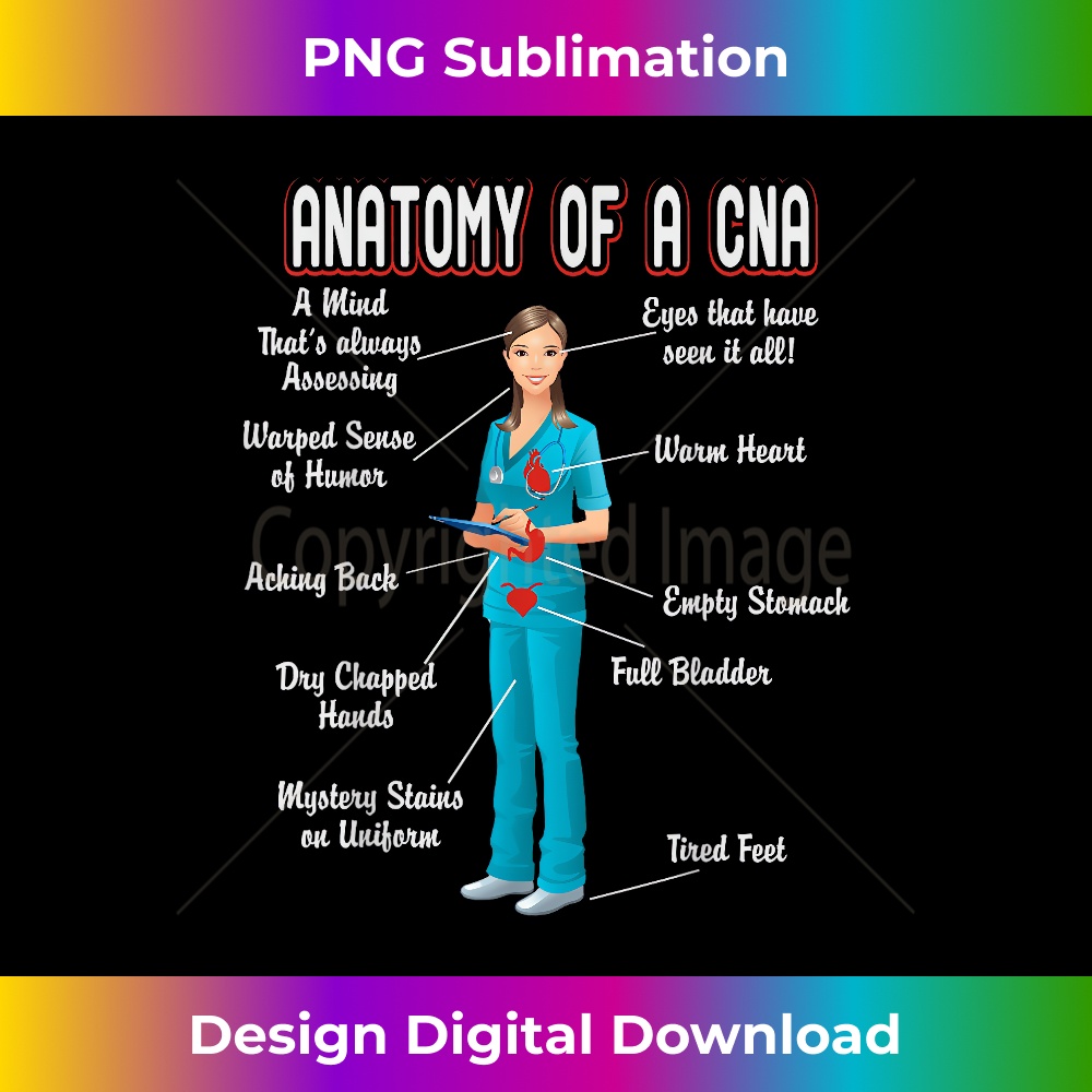Anatomy of a CNA - CNA Shirt - Innovative PNG Sublimation De - Inspire ...