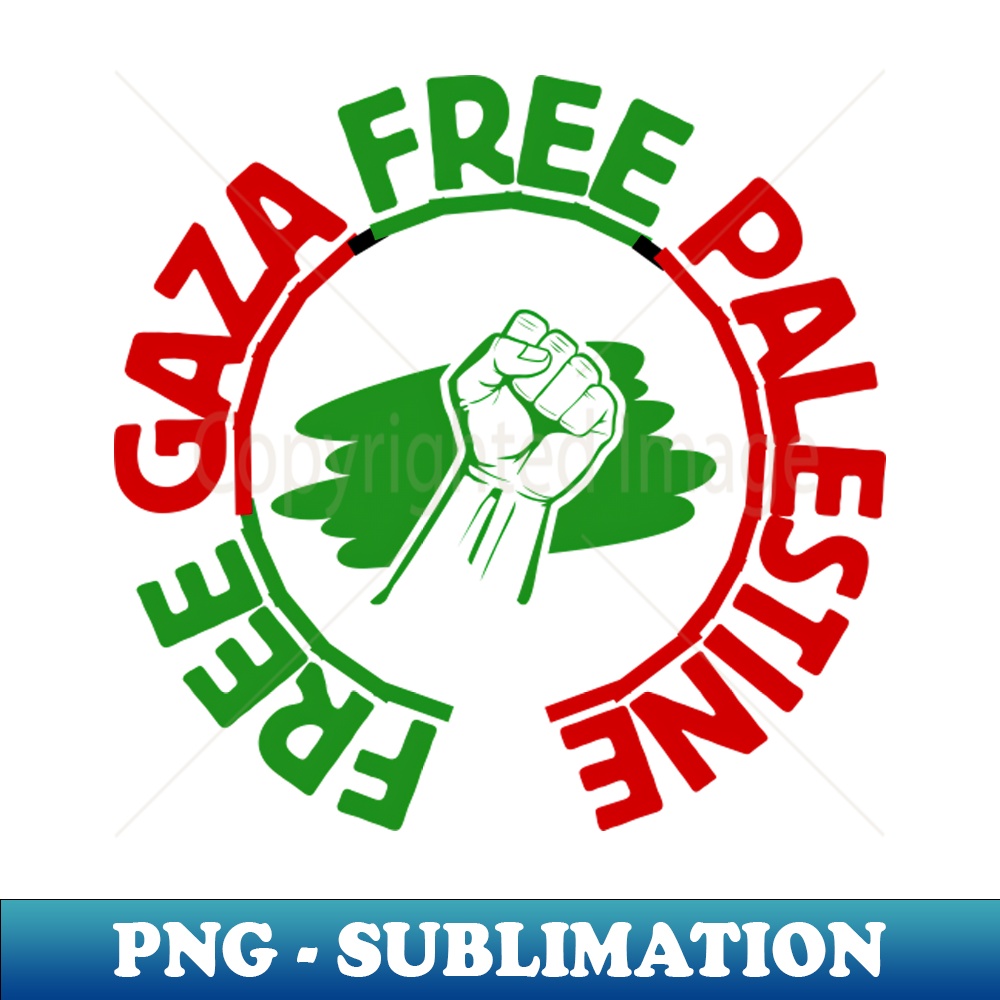 Free Gaza Free Palestine - Signature Sublimation PNG File - - Inspire ...