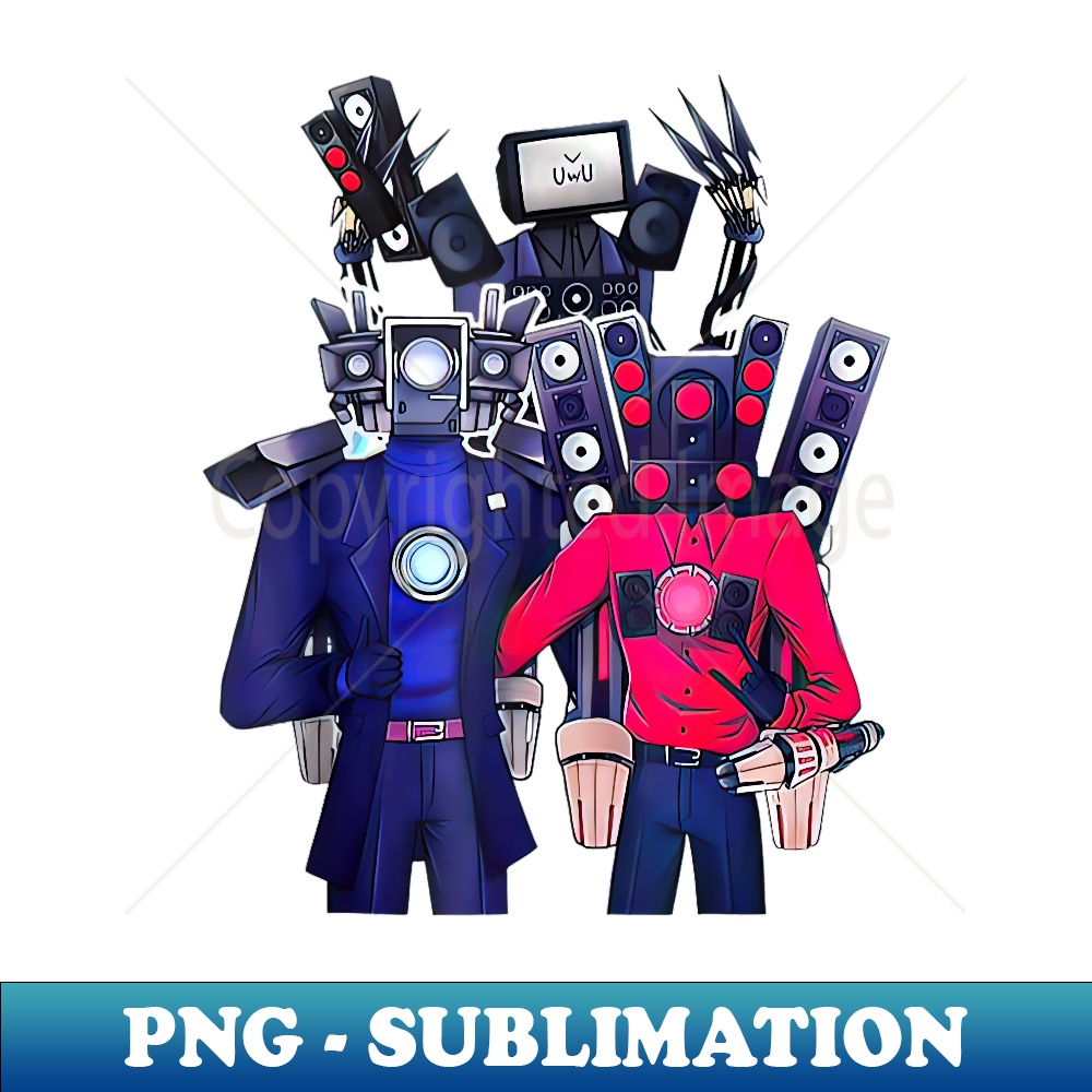 Skibidi Toilet, Speaker man Camera man, TV man Costume - PNG - Inspire ...