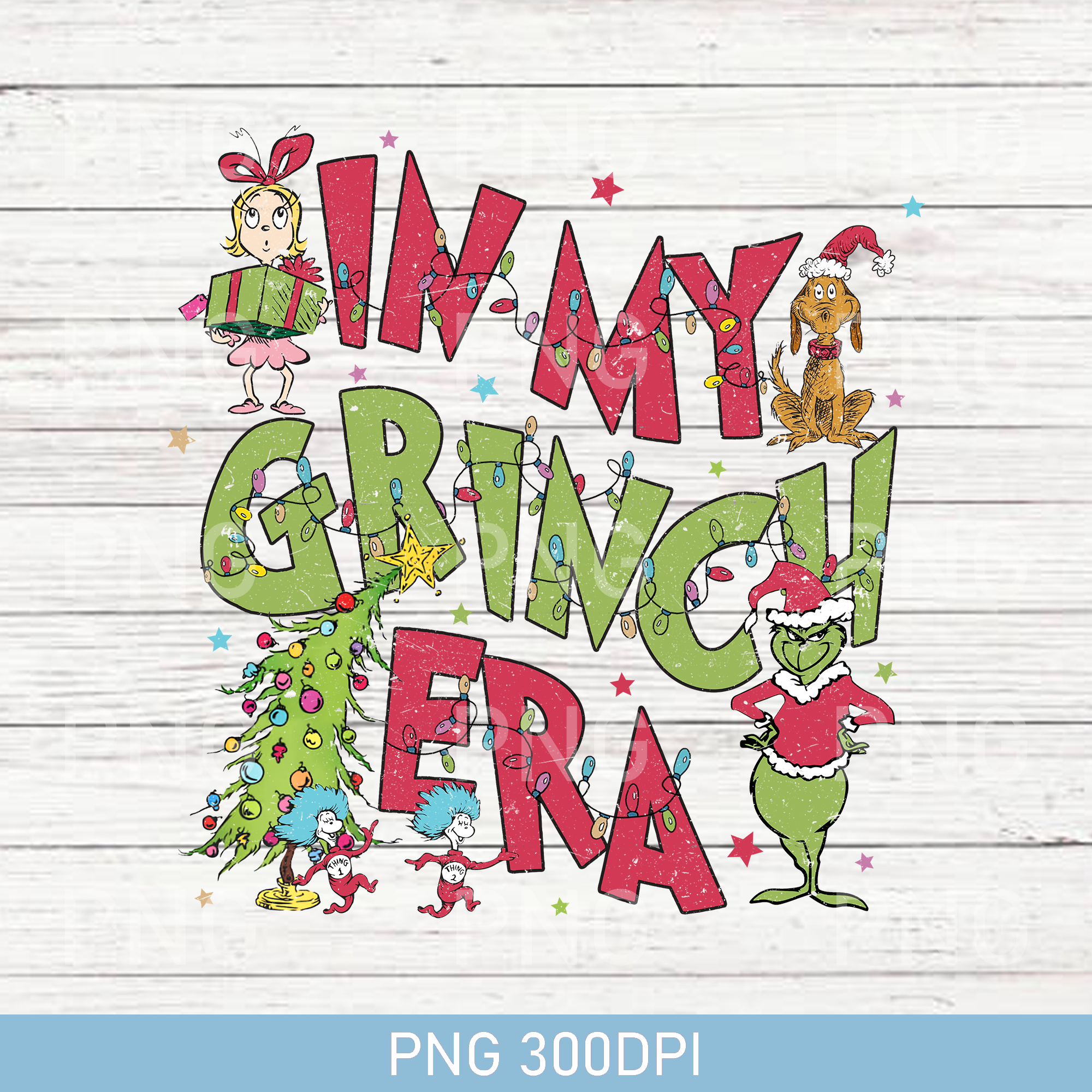 Retro Christmas In My Grinch Era PNG, Grinch Christmas PNG, | Inspire ...