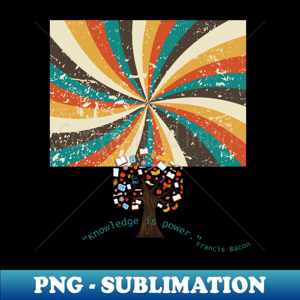 Knowledge is Power Tree of Wisdom - Signature Sublimation PN | Inspire ...