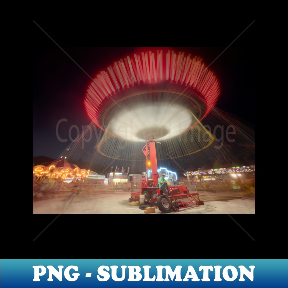 Spinning at the Fair - PNG Transparent Sublimation Design - | Inspire ...