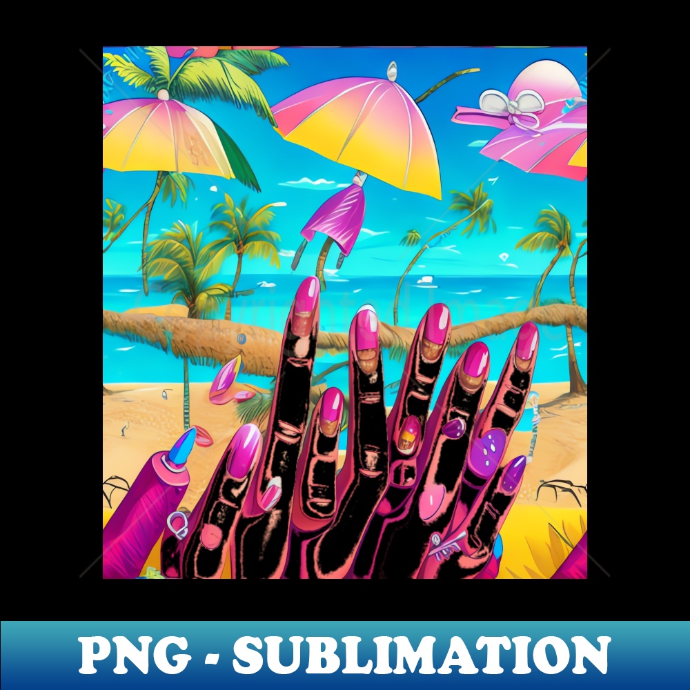Summer nails - Modern Sublimation PNG File - Stunning Sublim - Inspire ...